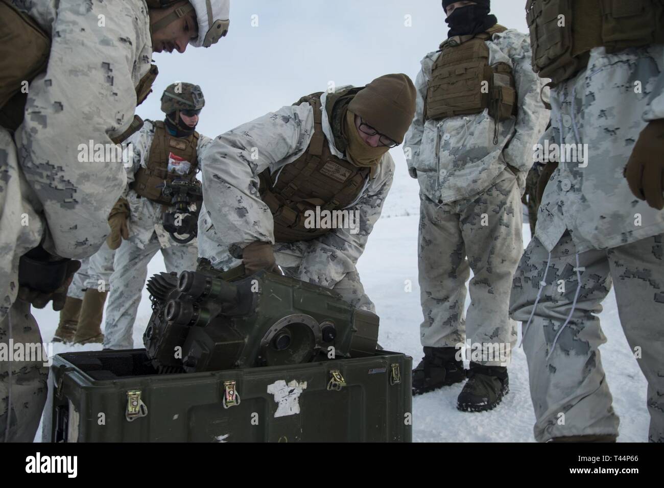 U.S. Marines with Marine Rotational Force-Europe 19.1, Marine Forces ...