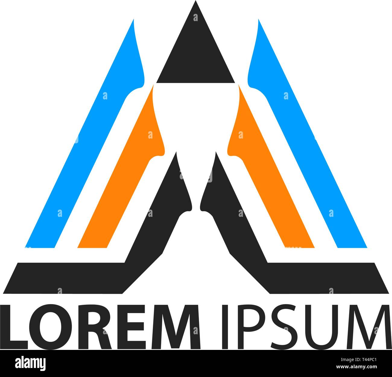 Abstract logo vector hi-res stock photography and images - Alamy