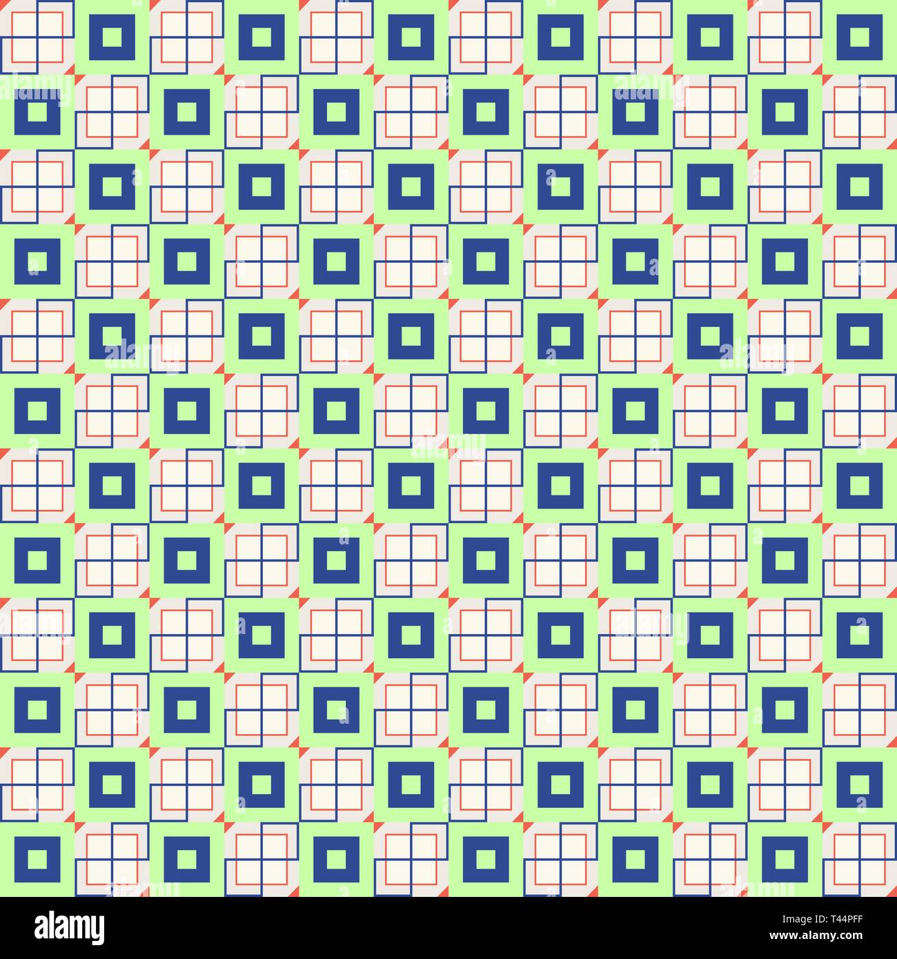 Square Seamless pattern vector eps 10 Stock Vector Image & Art - Alamy