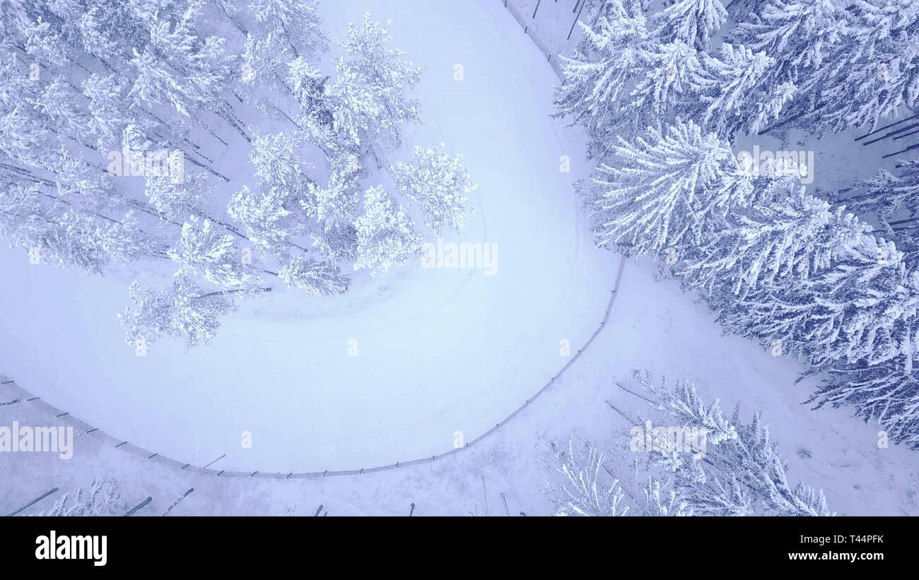 4k aerial over winter young hi-res stock photography and images - Alamy