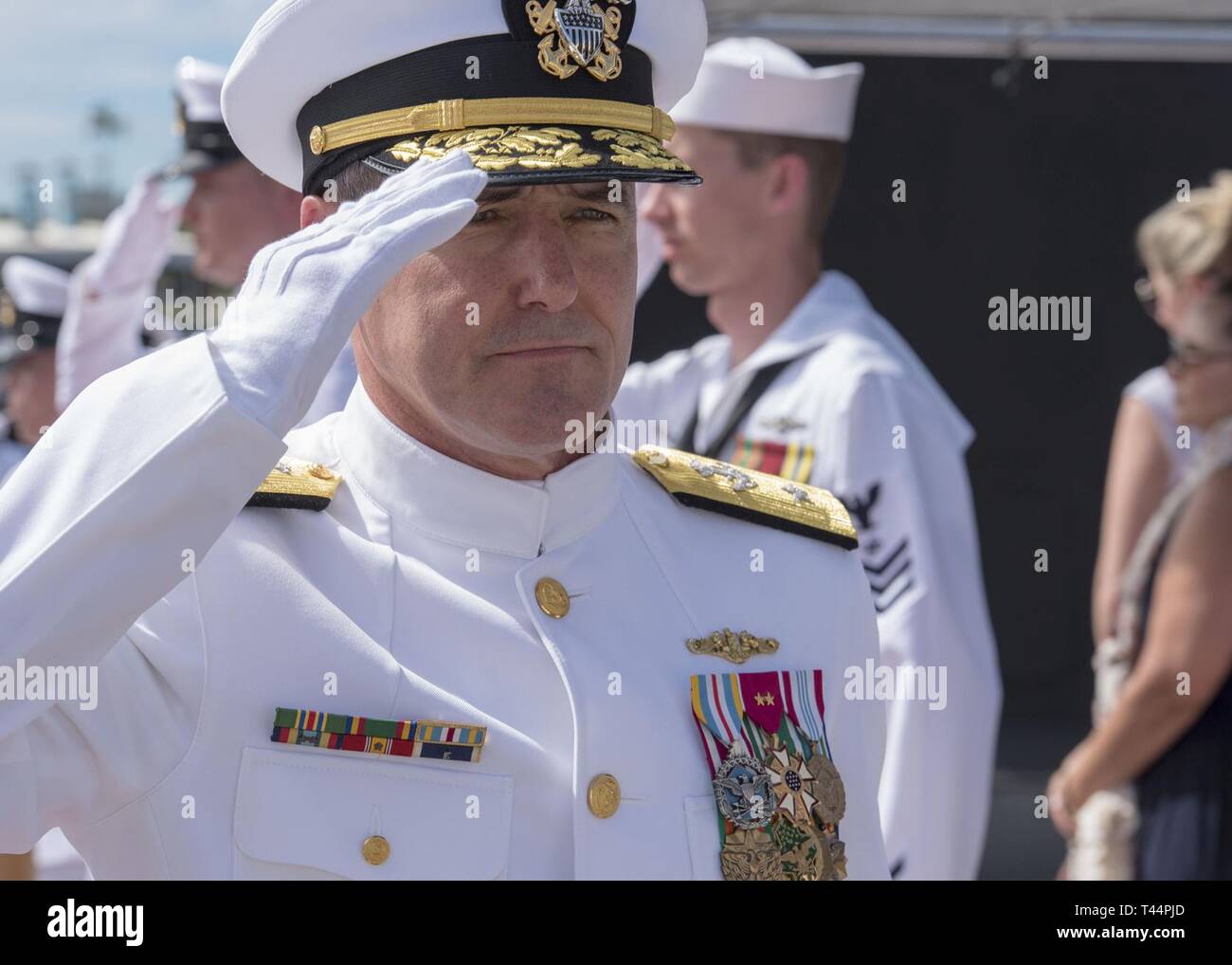 PEARL HARBOR (Feb. 21, 2019) - Rear Adm. Blake Converse, commander ...