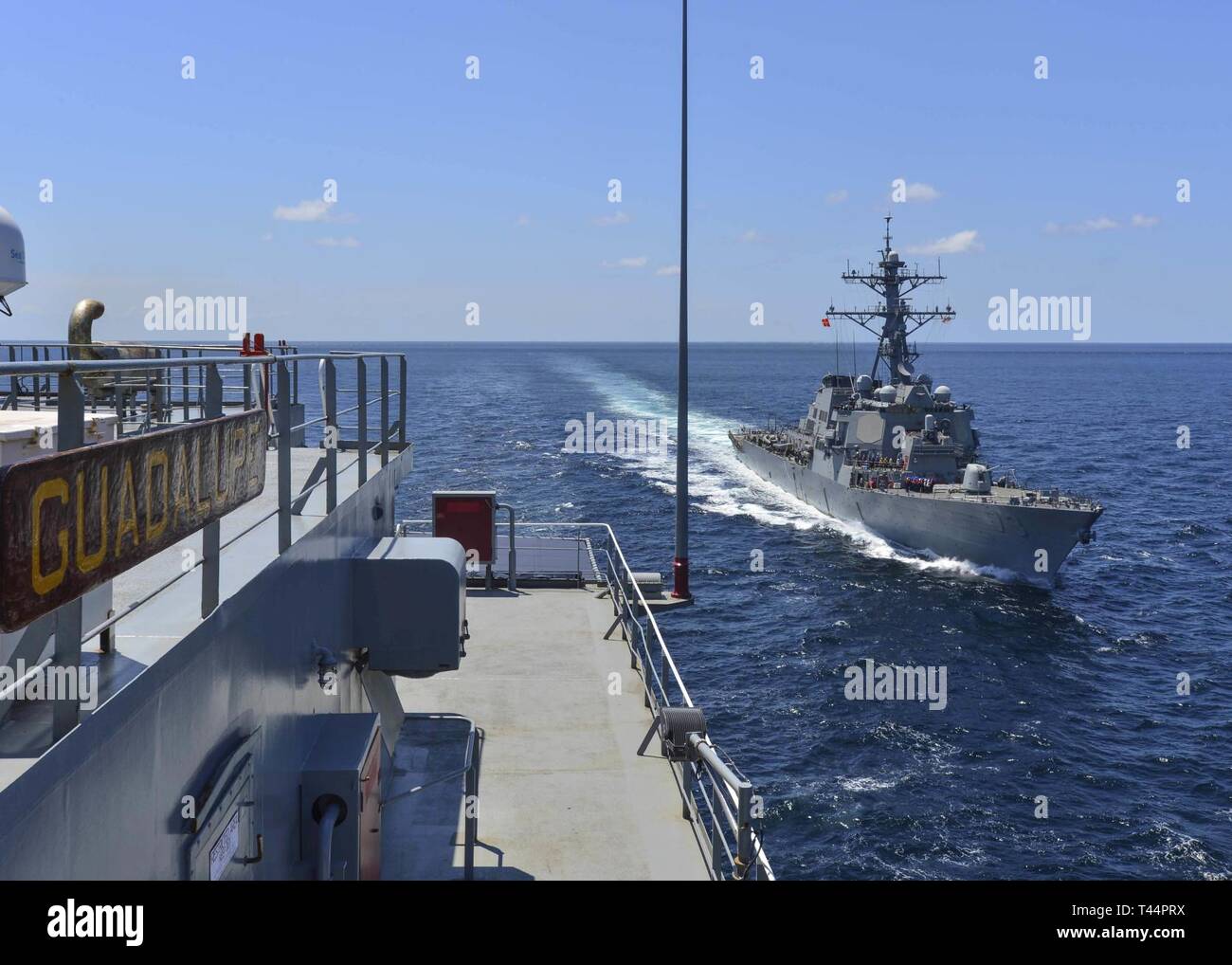 ANDAMAN SEA (Feb. 21, 2019) The Arleigh Burke-class destroyer USS ...