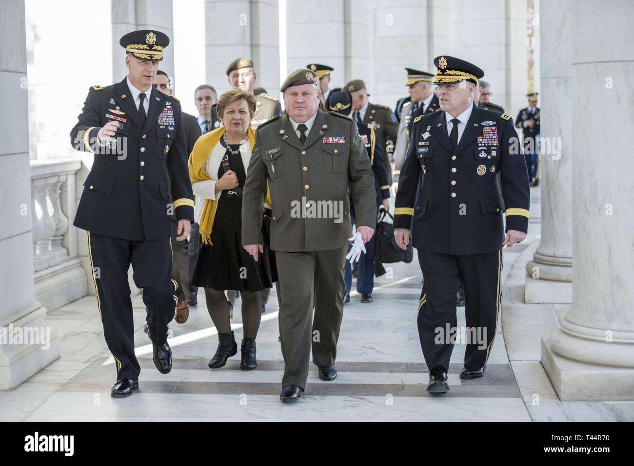 (From the left) U.S. Army Lt. Gen. Scott Berrier, deputy chief of staff ...