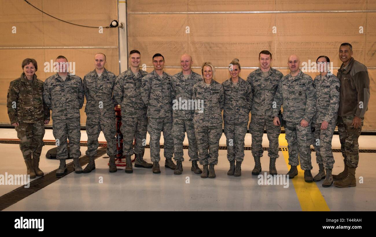U.S. Air Force Gen. Maryanne Miller, left, the commander of Air ...