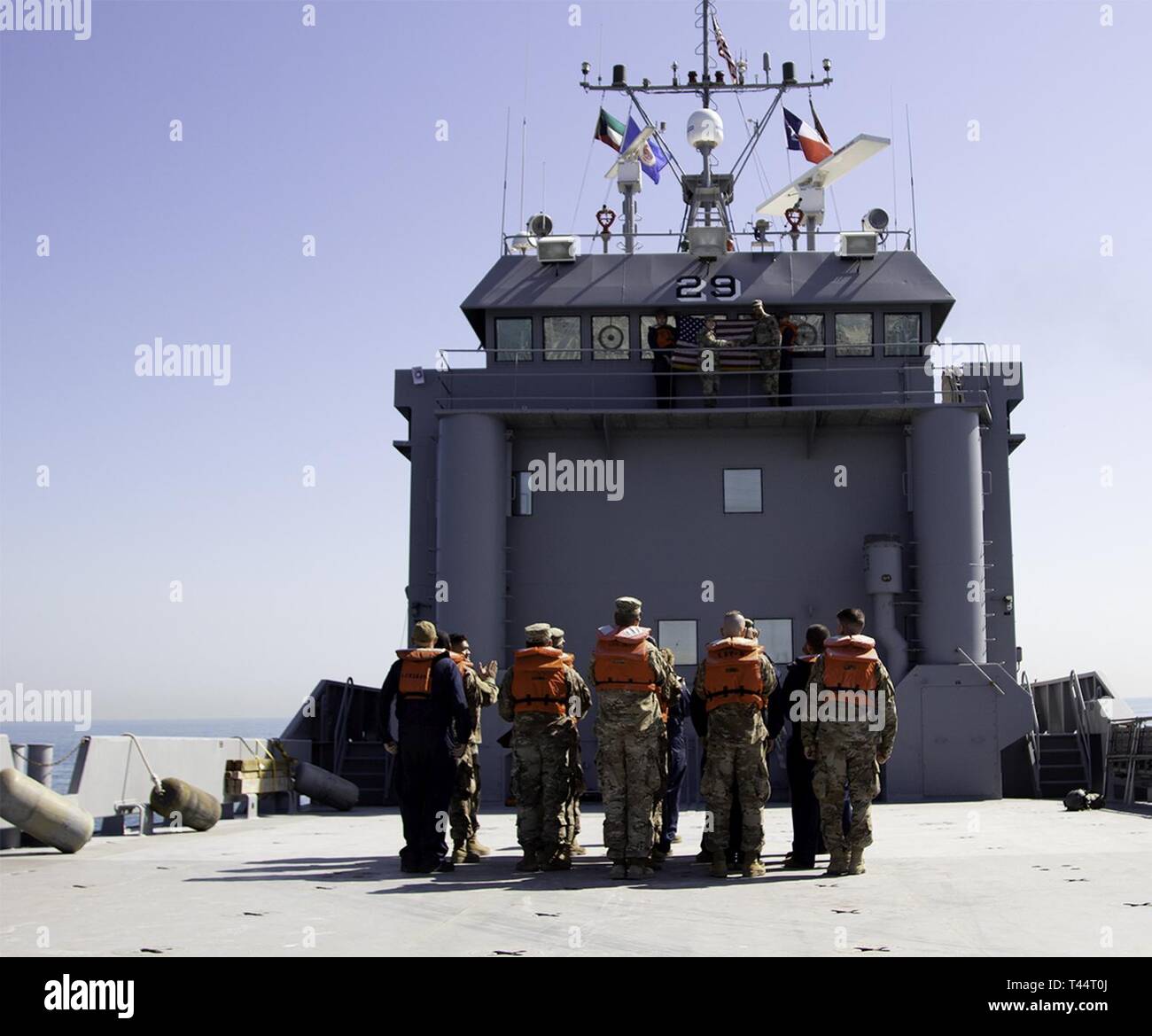 Capt. Kristen Bell, 393d Transportation Detachment commander ...