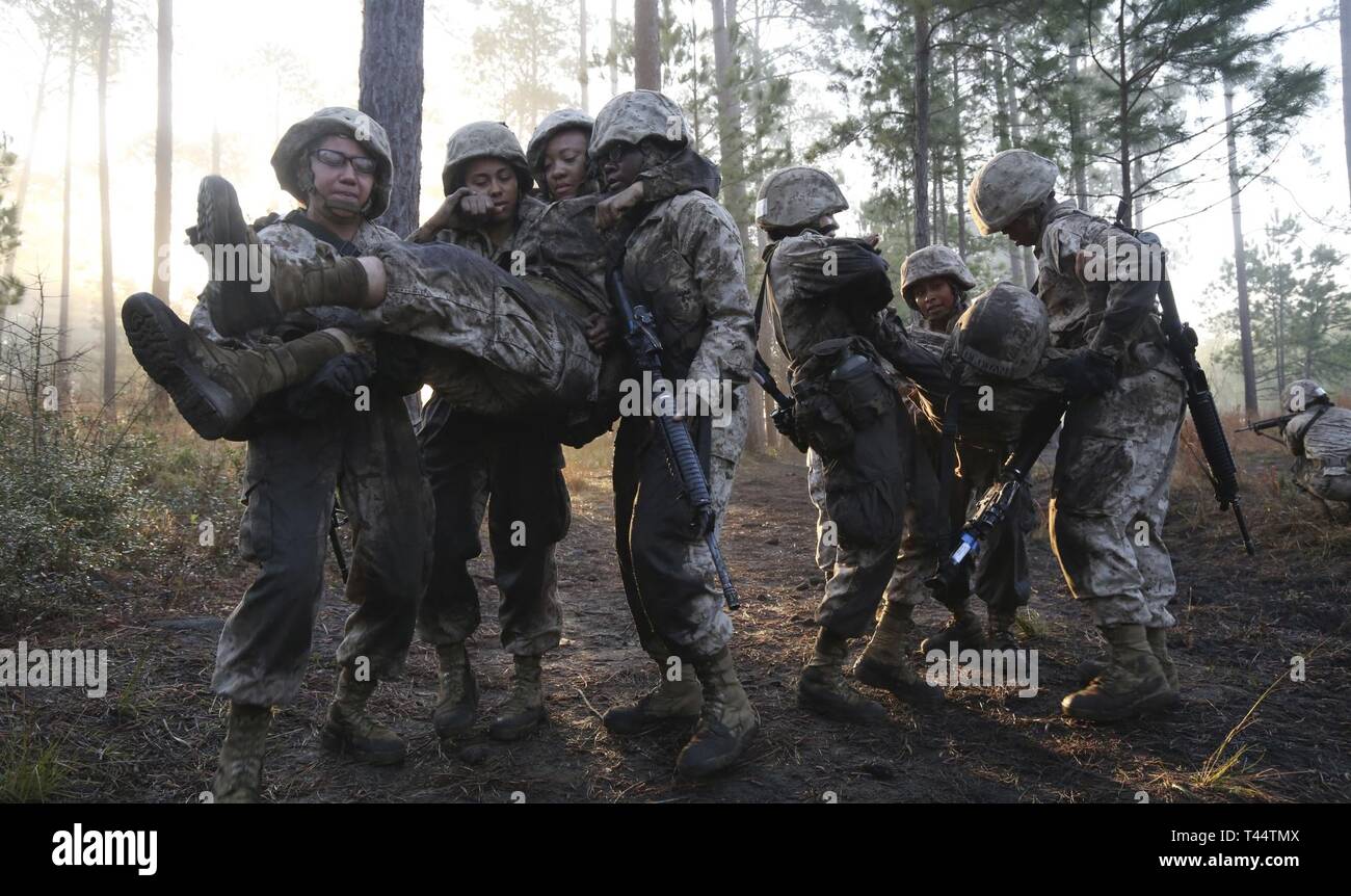 Recruits with November Company, 4th Recruit Training Battalion ...