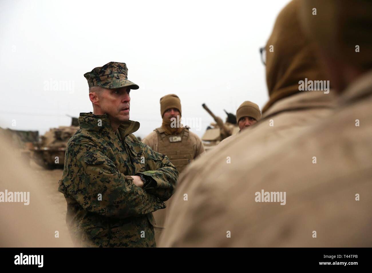 U.S. Marine Corps Maj. Gen. Robert F. Castellvi, the commanding general ...