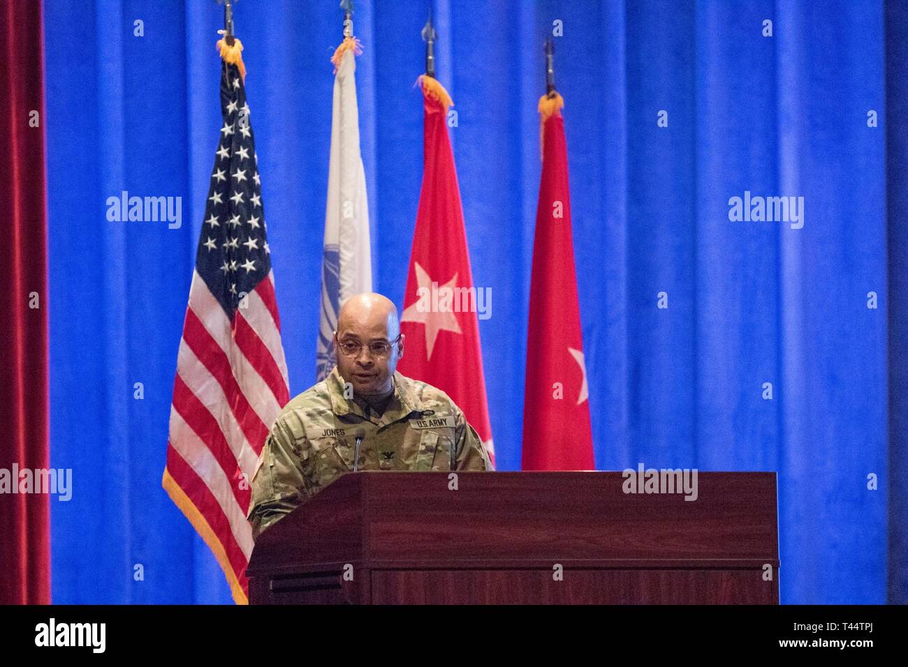 Col. Leonard Jones, commander, 213th Legal Operations Detachment, U.S ...