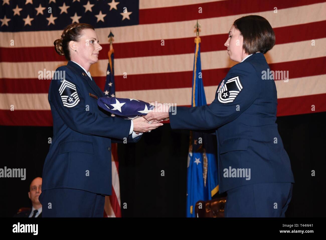 Chief Master Sgt. Jaime Capps, 22nd Air Refueling Wing command chief ...