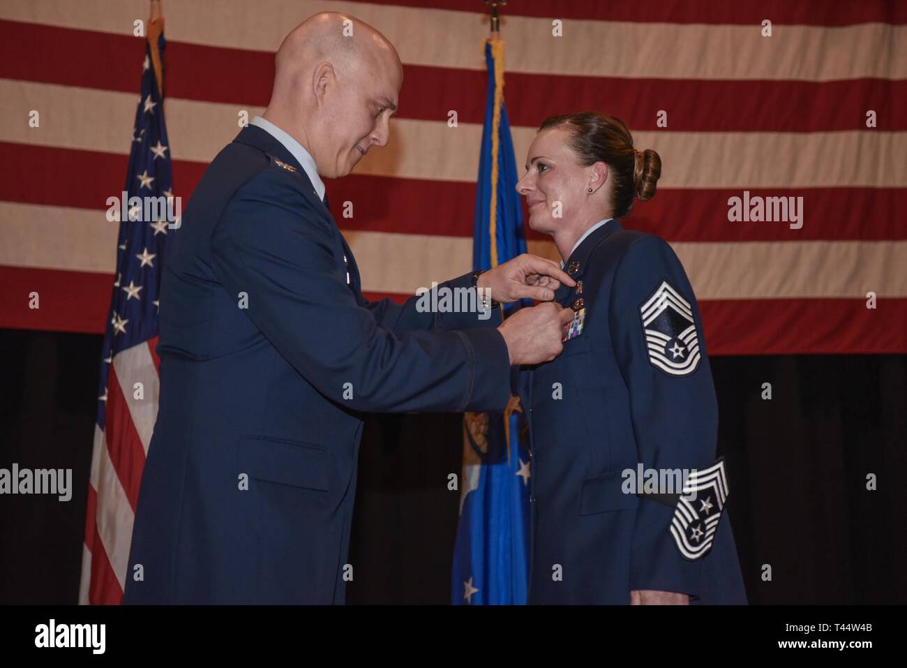 Chief Master Sgt. Jaime Capps, 22nd Air Refueling Wing command chief ...