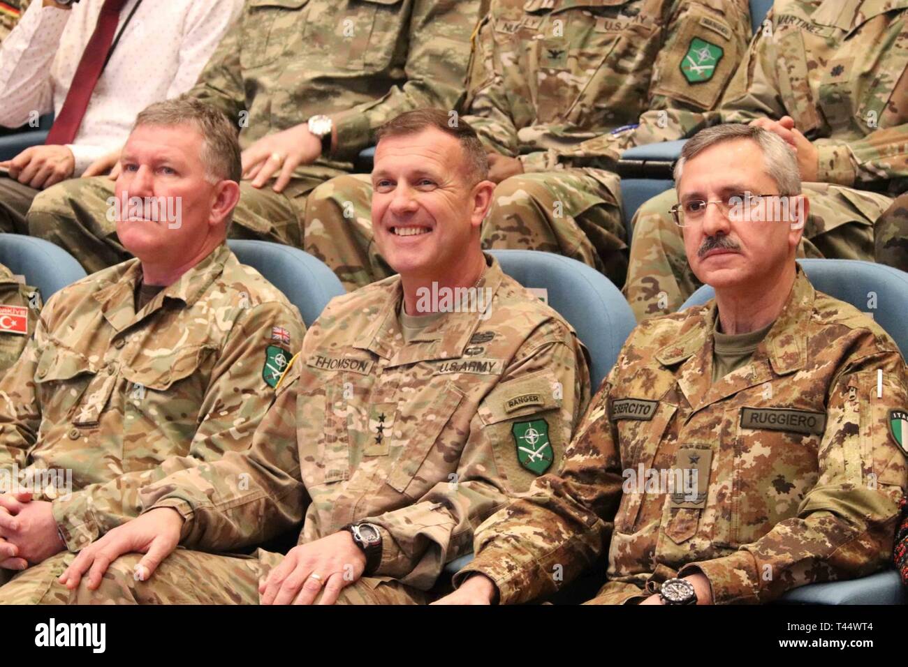 IZMIR, Turkey – Seated left to right, British Army Lt. Gen. Richard ...