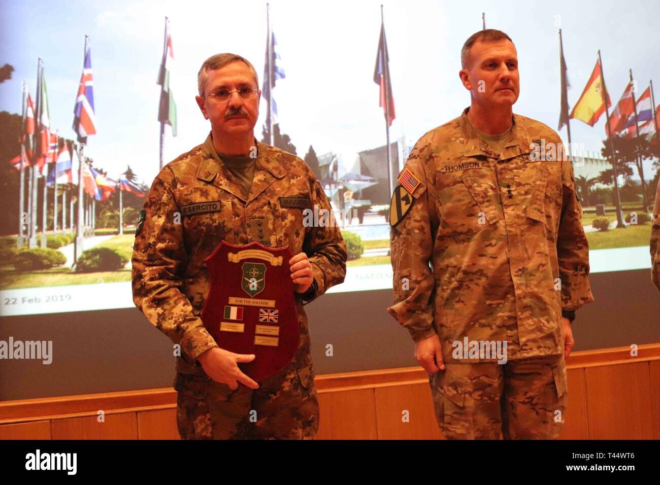 IZMIR, Turkey – Standing left to right, Italian Army Lt. Gen. Paolo ...