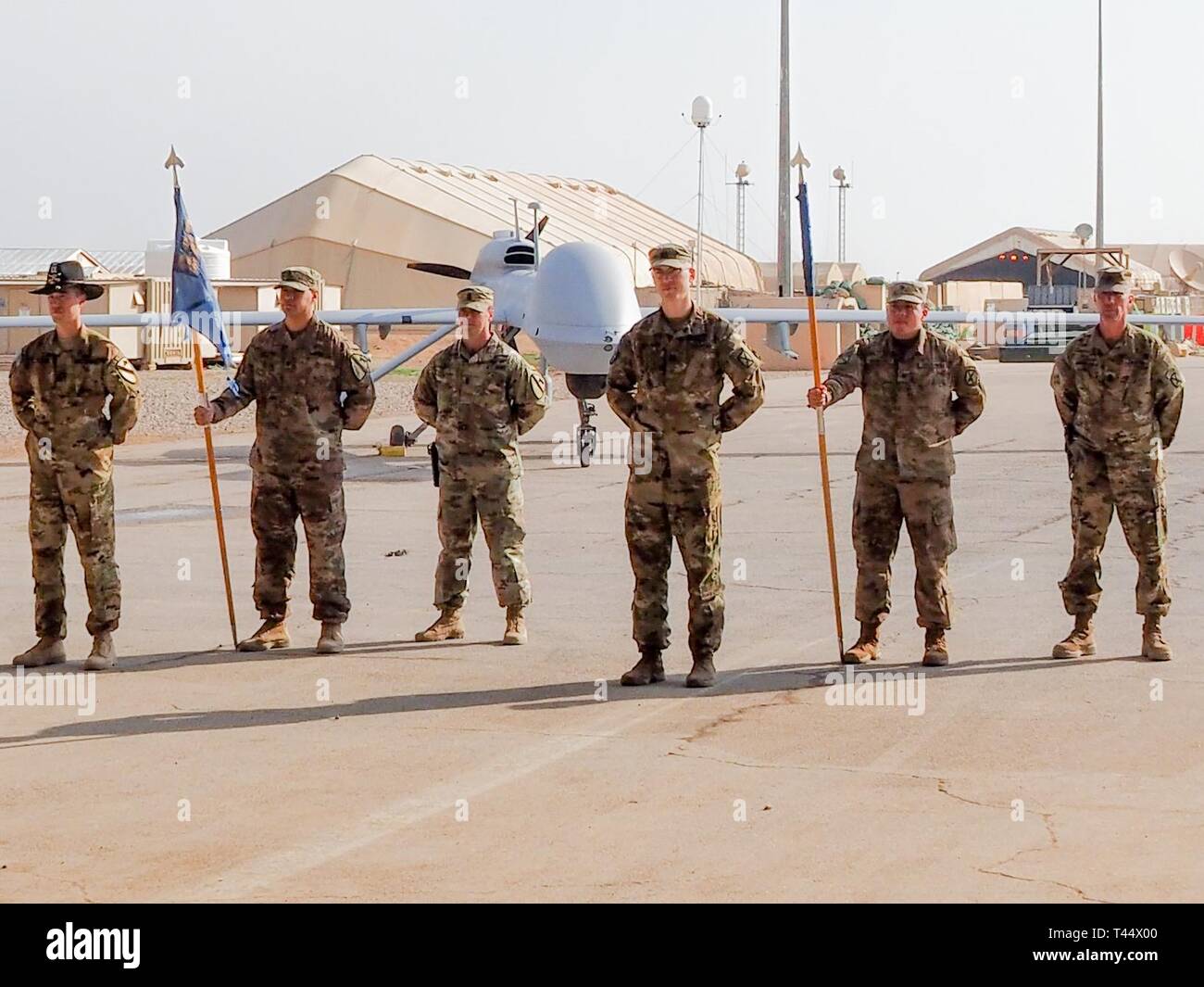 SOUTHWEST ASIA – Commanders, First Sergeants, and guidon bearers from ...