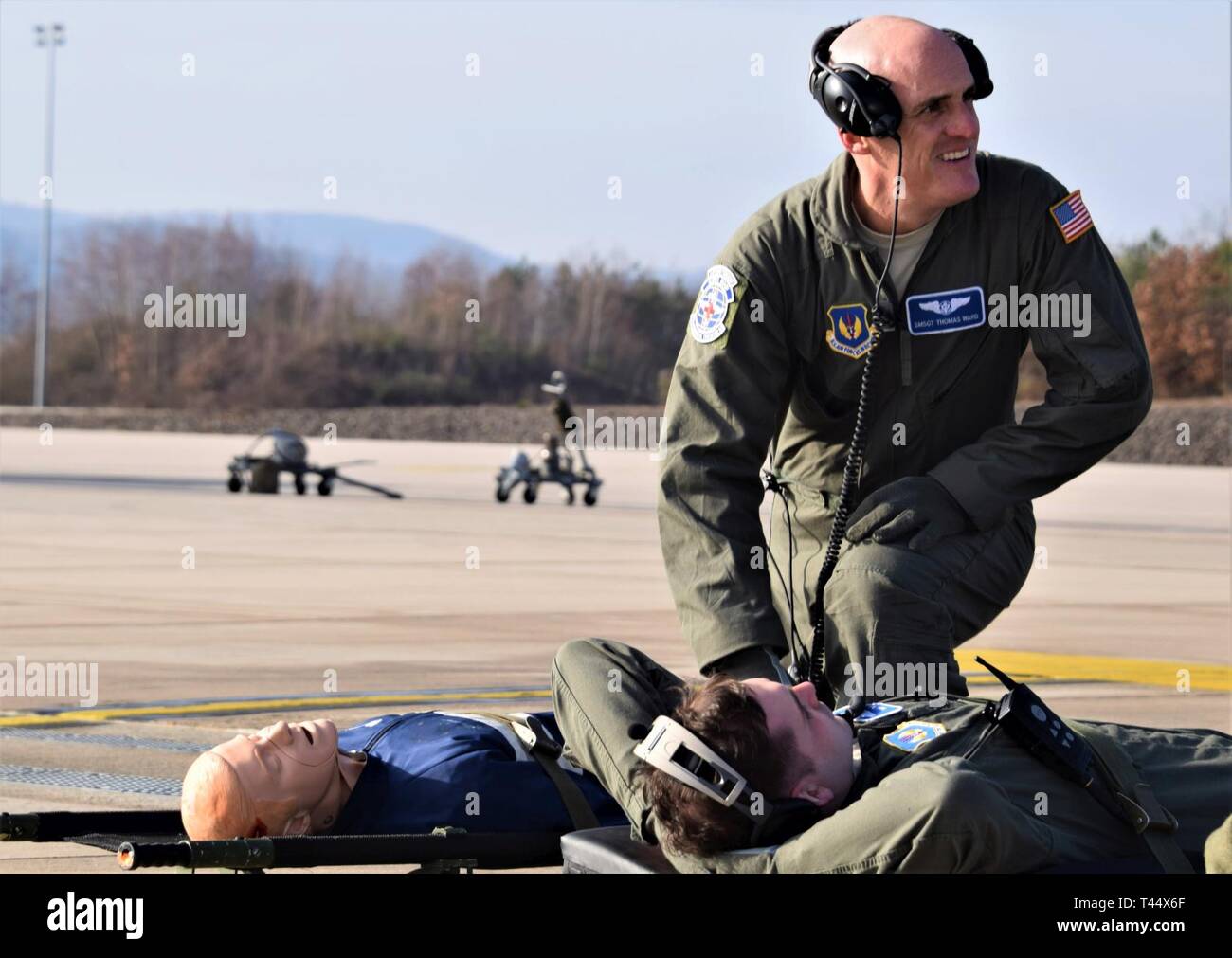 Senior Master Sgt. Thomas Ward, superintendent, 86th Aeromedical ...