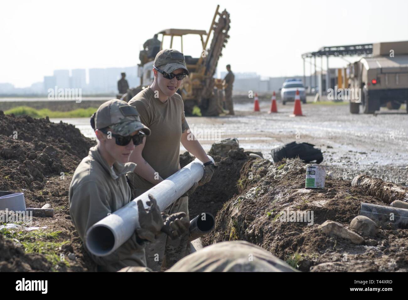 Tech. Sgt. Sam Maquillan, Air Force Engineering and Installation team ...