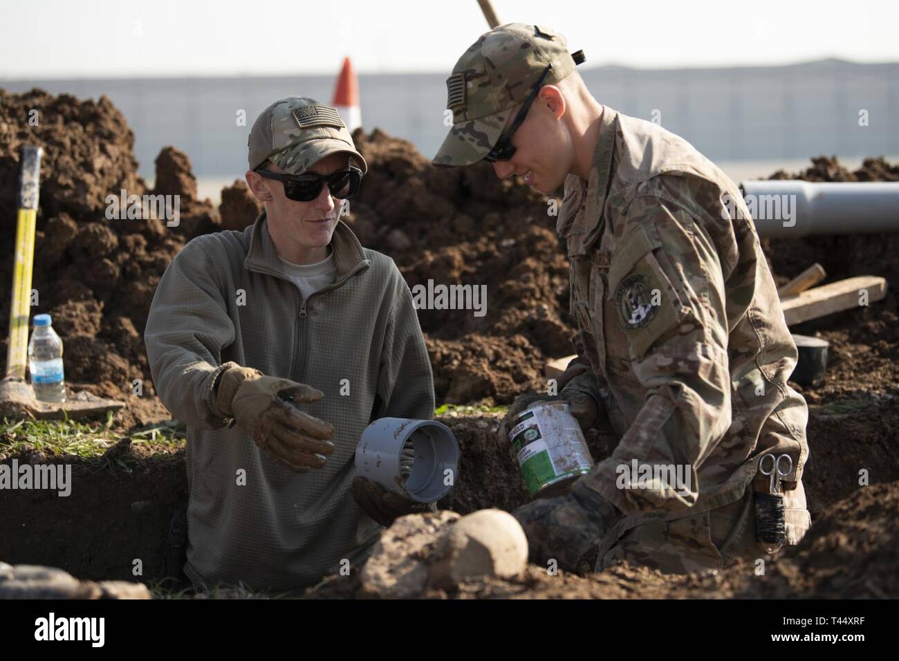Tech. Sgt. Sam Maquillan, Air Force Engineering and Installation team ...