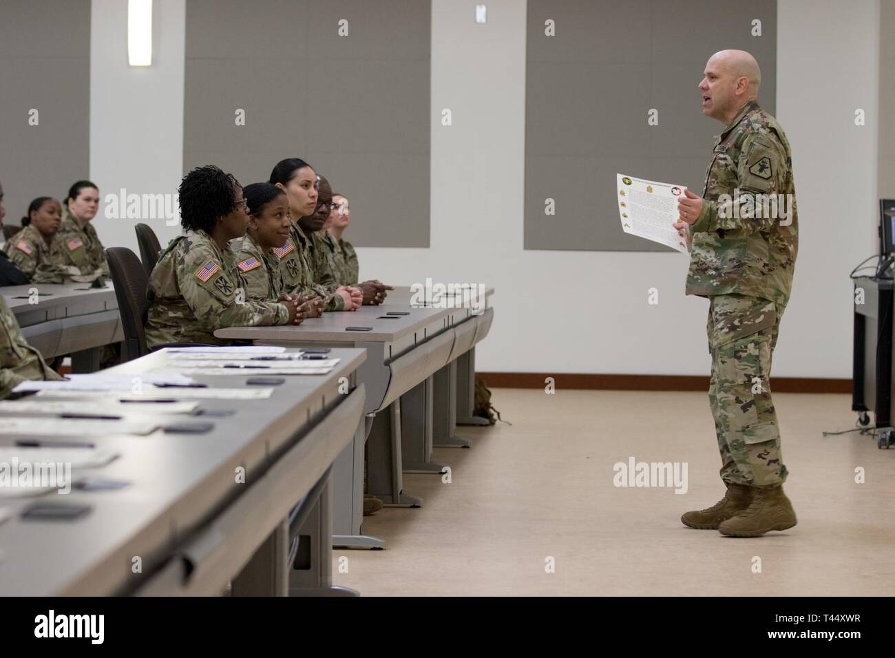 Command Sgt. Maj. Marcus Montoya, U.S. Army Reserve Legal Command Stock ...
