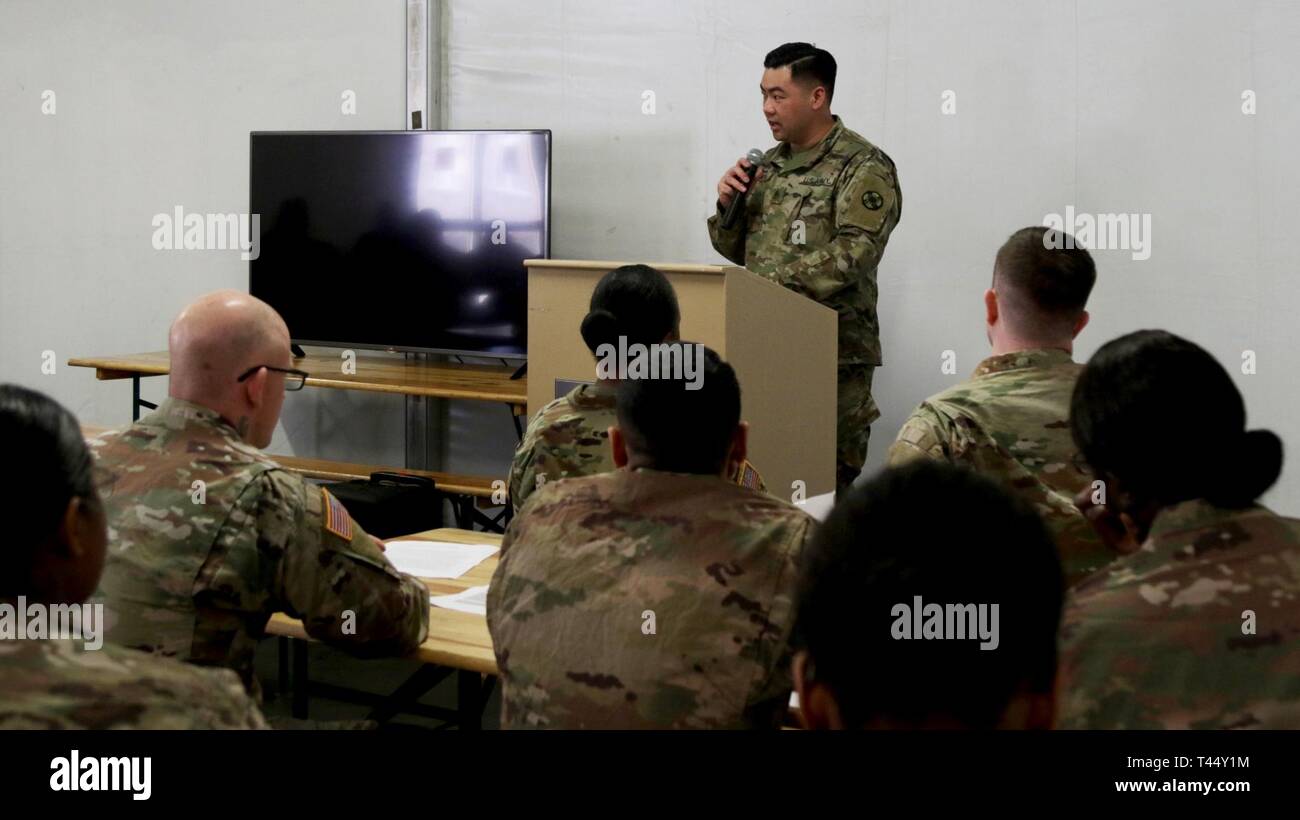 Staff Sgt. Horacio Chanyau, a Soldier with the Mission Command Element ...