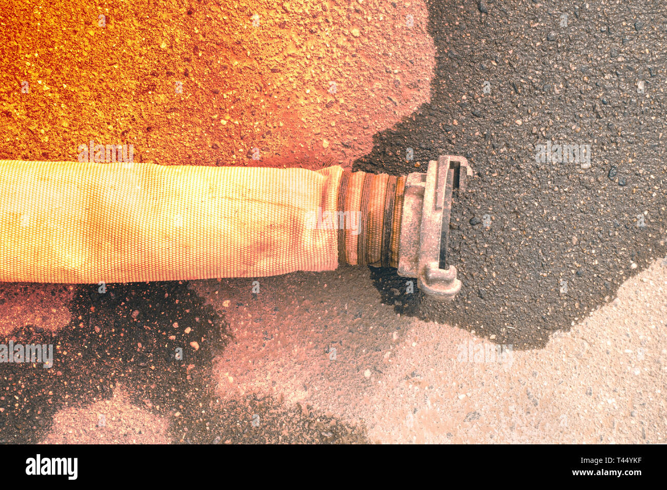 Fire fighter on ground hi-res stock photography and images - Alamy