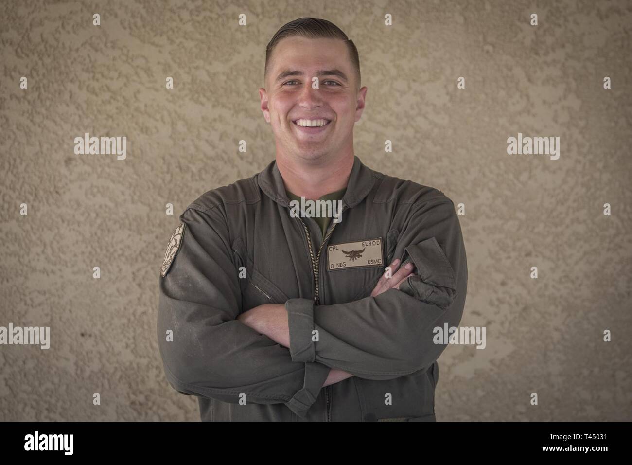 U.S. Marines with the Provost Marshal's Office (PMO), Headquarters and ...