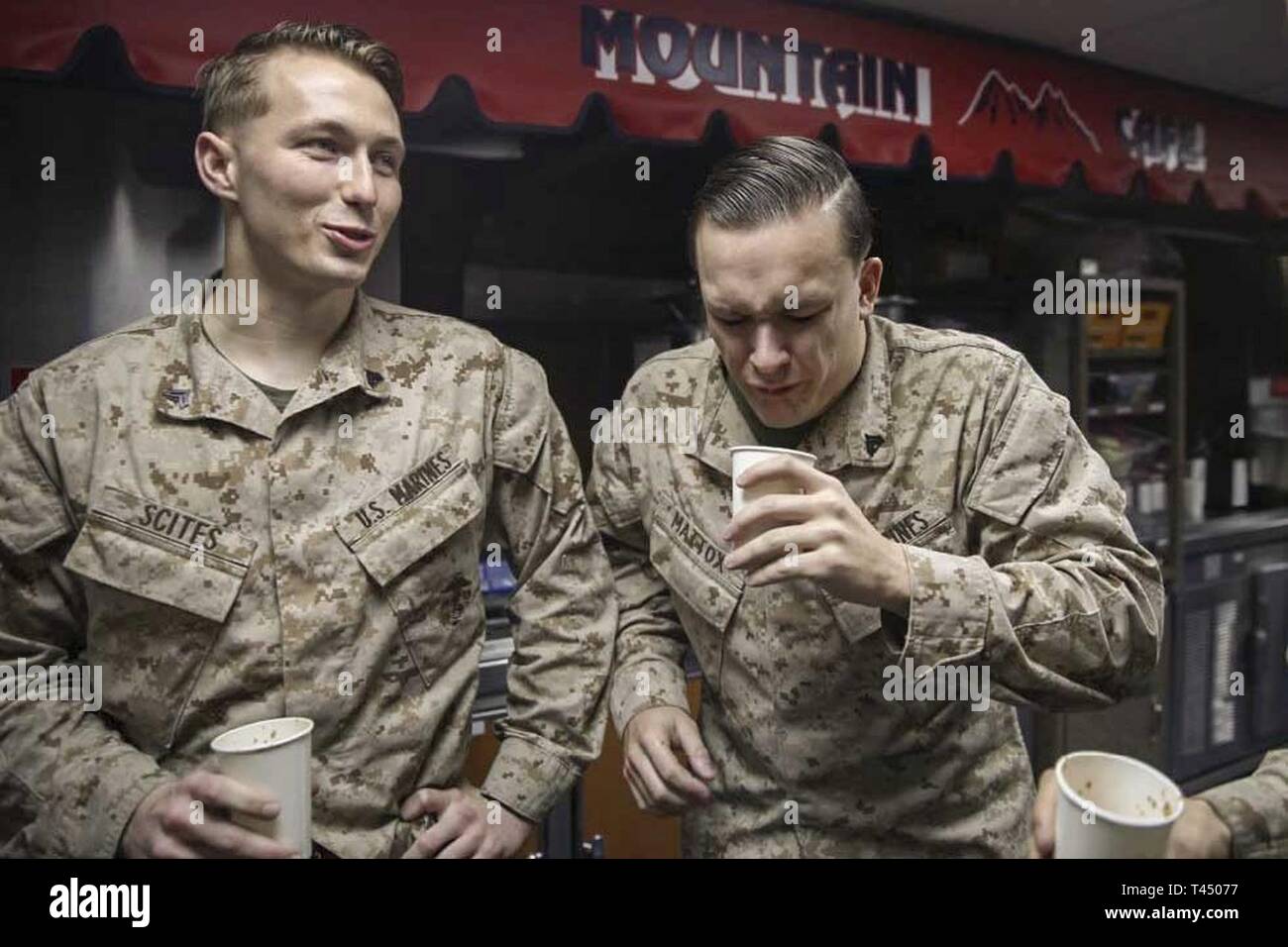 ARABIAN SEA (Feb. 19, 2019) U.S. Marines with the 22nd Marine ...