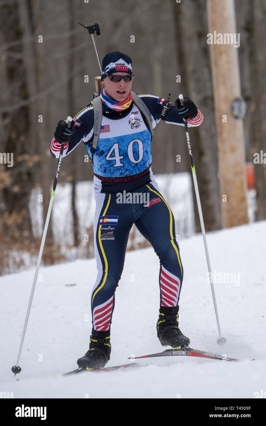 U.S. Army Spc. William Felts, Colorado National Guard, competes in the ...