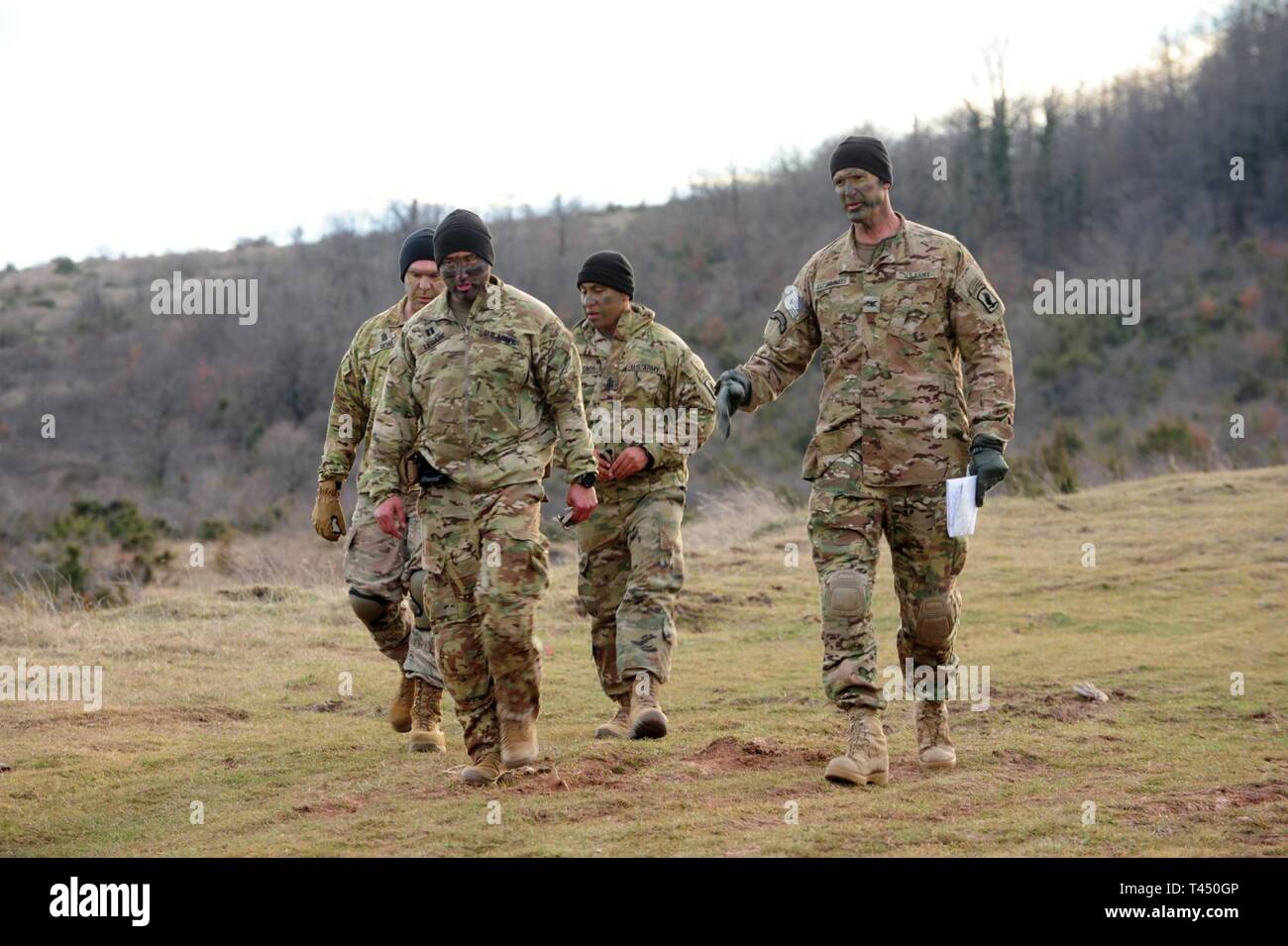 Right, U.S. Army Col. James B. Bartholomees III, Commander of the 173rd ...