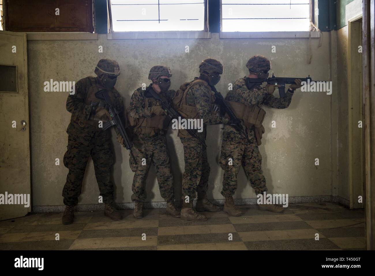 U.S. Marines with Special Purpose Marine Air-Ground Task Force-Crisis ...