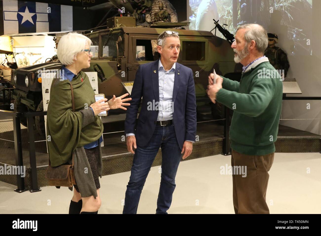 Dr. John O’Brian (right), director of the Don F. Pratt Memorial Museum ...