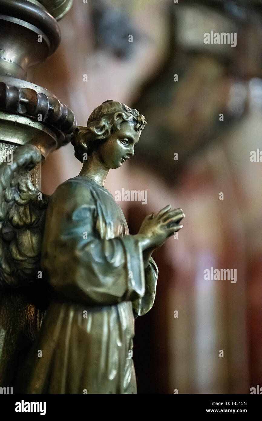 Stone candlestick detail hi-res stock photography and images - Alamy