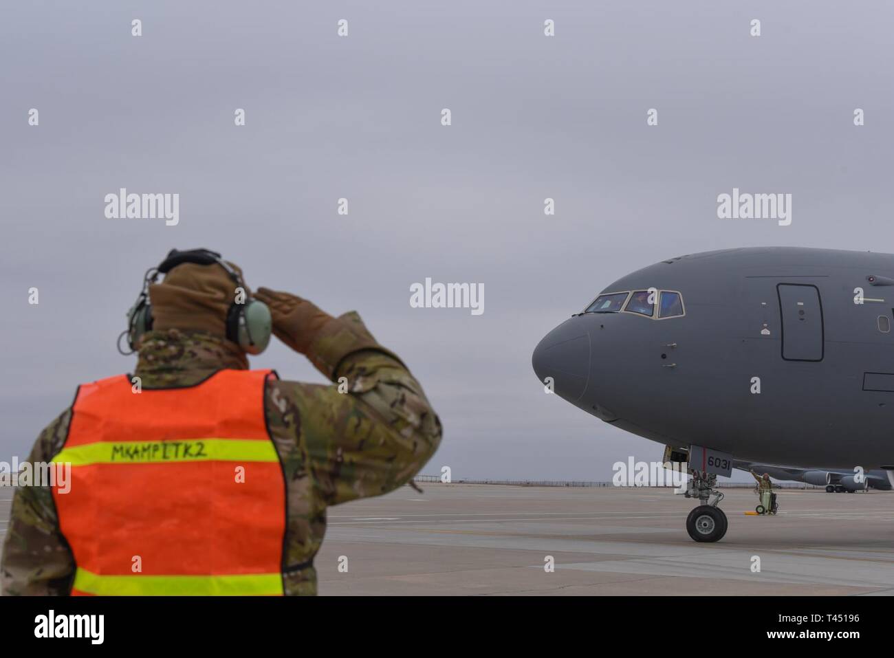 Master Sgt. John Grindstaff, 931st Air Refueling Wing crew chief ...
