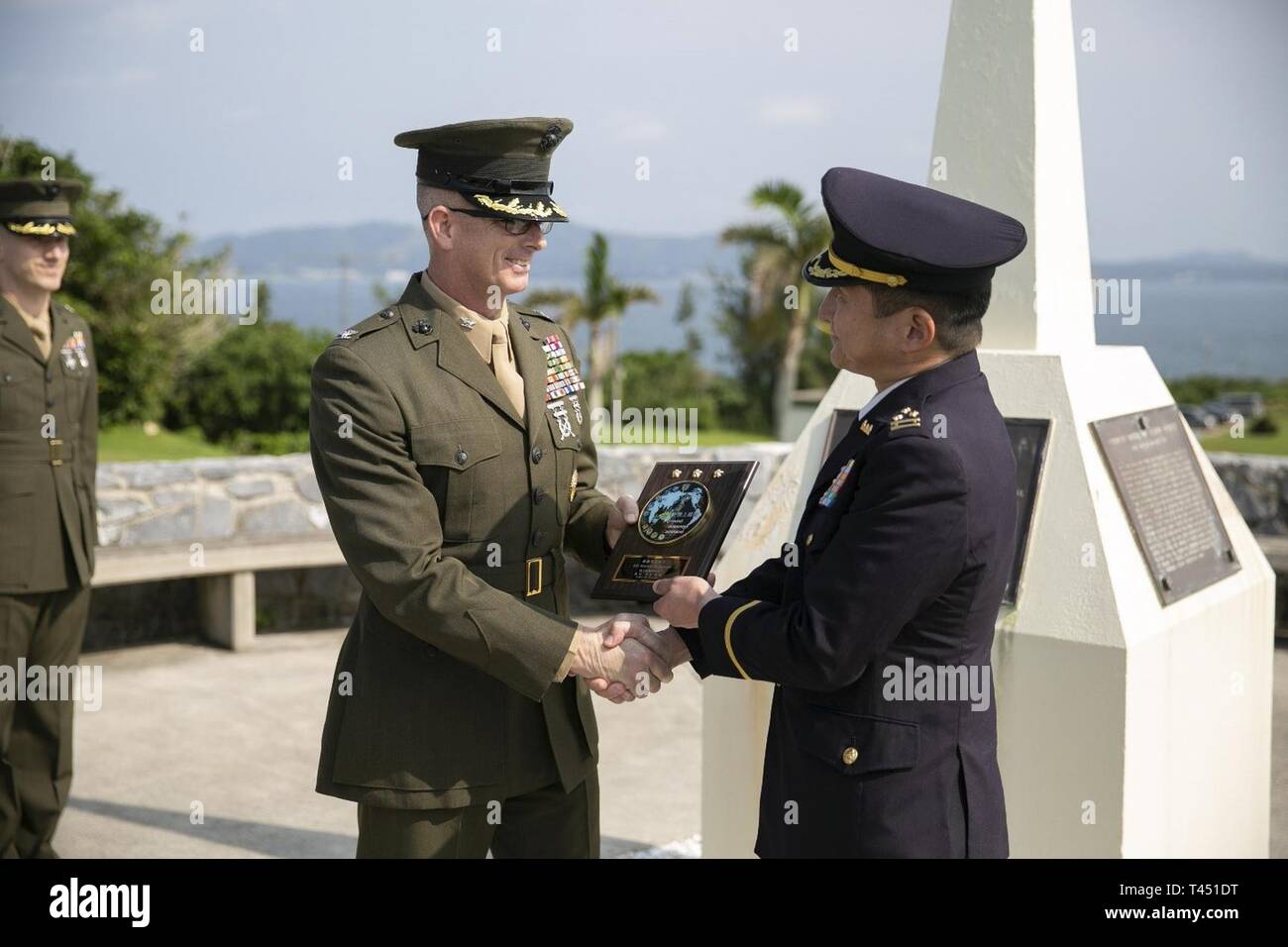 Col. Jason S.D. Perry, the commanding officer for 4th Marine Regiment ...