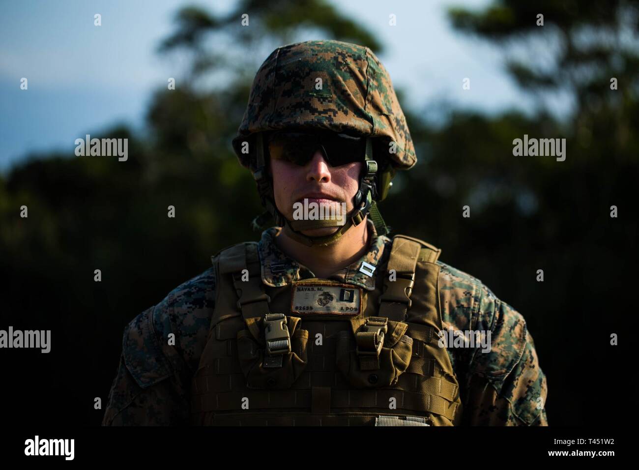 U.S. Marine Corps Capt. Moises E. Navas with Tactical Readiness ...