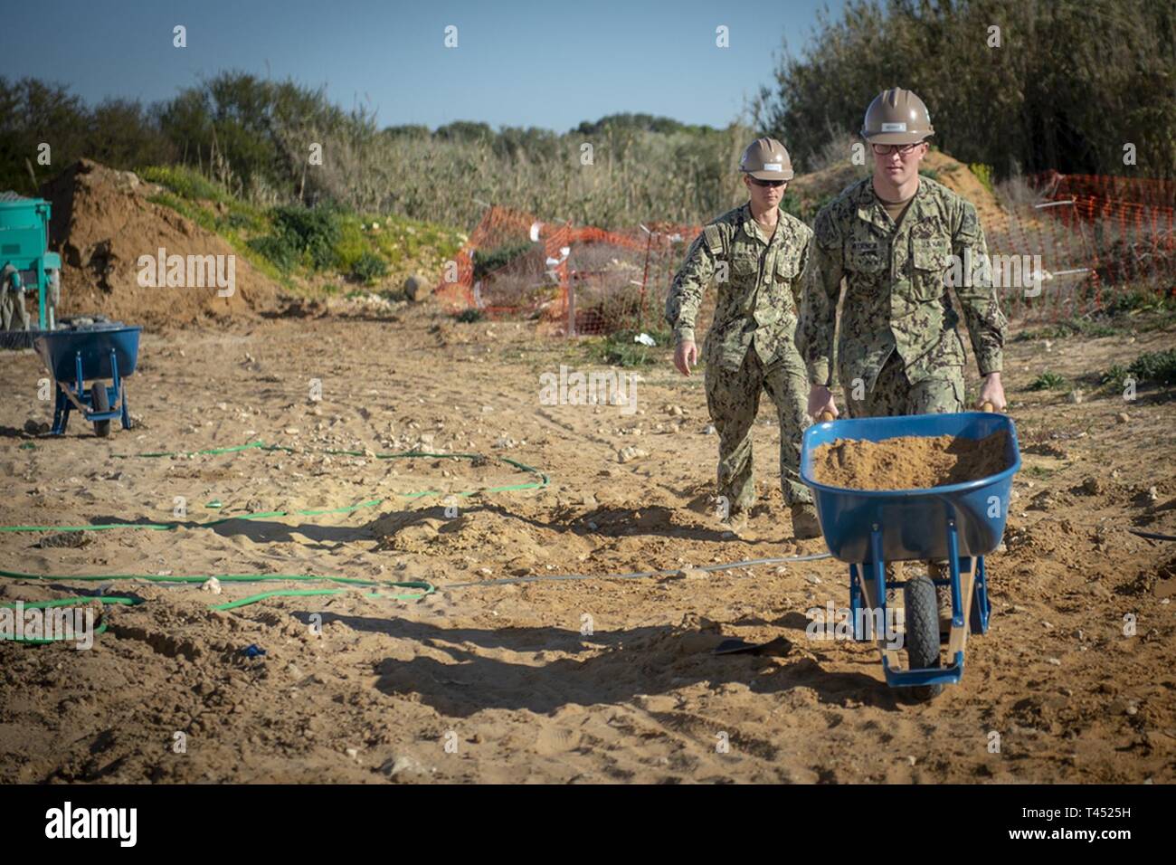 ROTA, Spain (Feb. 26, 2019) Builder Constructionman Nathan Werner ...