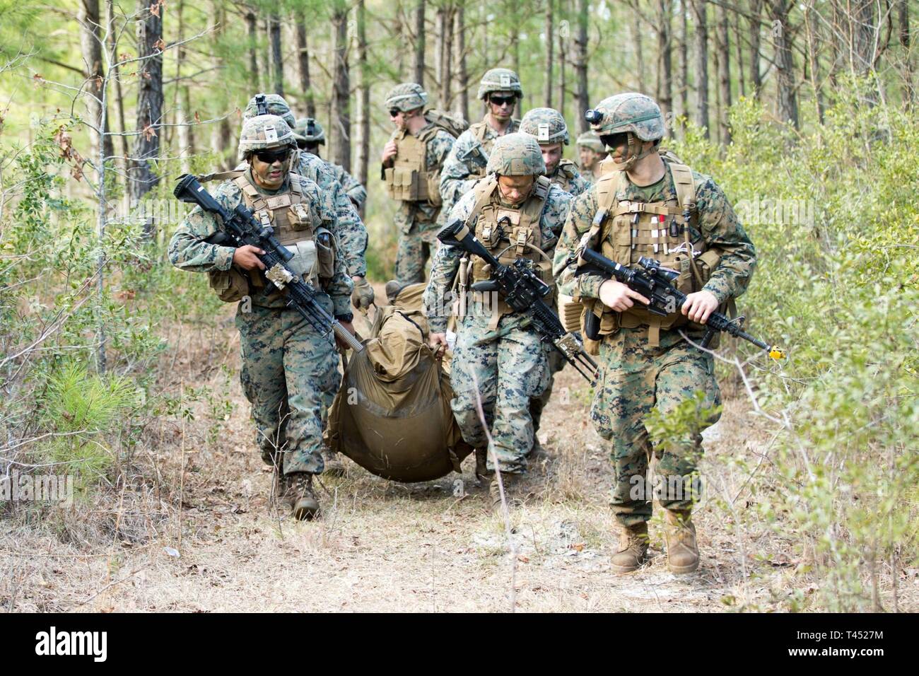 U.S. Marines with 2nd Battalion, 2nd Marine Regiment, 2nd Marine ...
