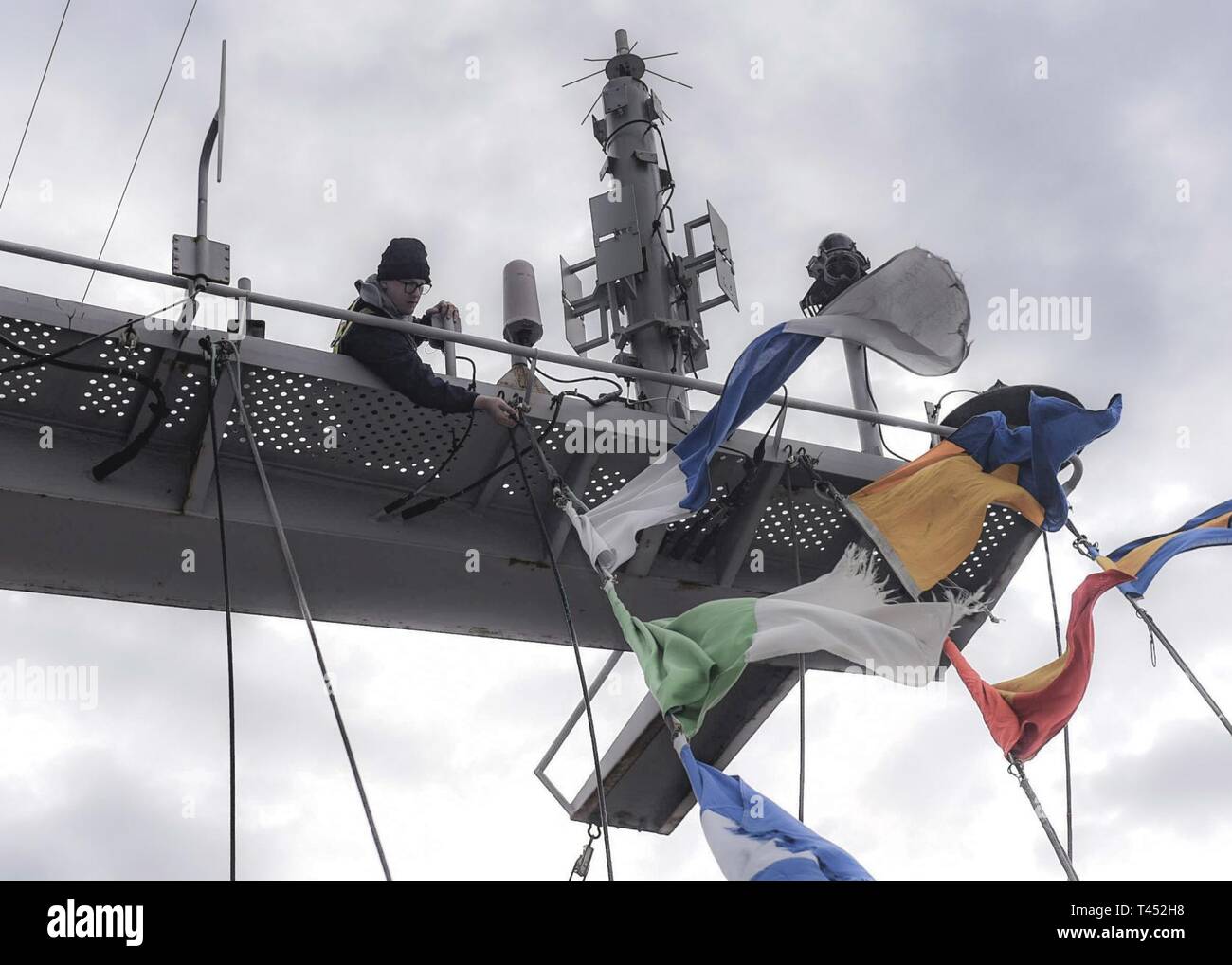 NORFOLK, Va. (Feb. 27, 2019) Electronics Technician 2nd Class Justin ...