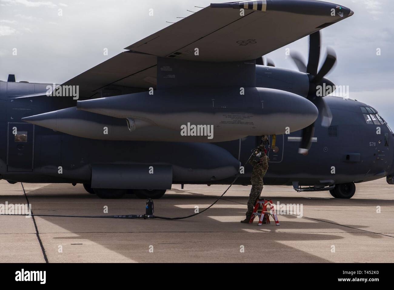 An Airman from the 27th Special Operations Logistics Readiness Squadron ...