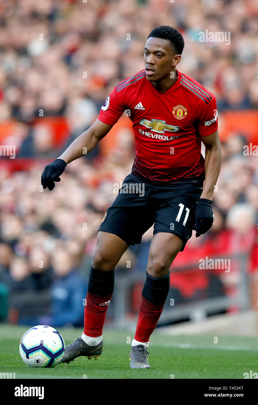 Manchester United's Anthony Martial during the Premier League match at ...