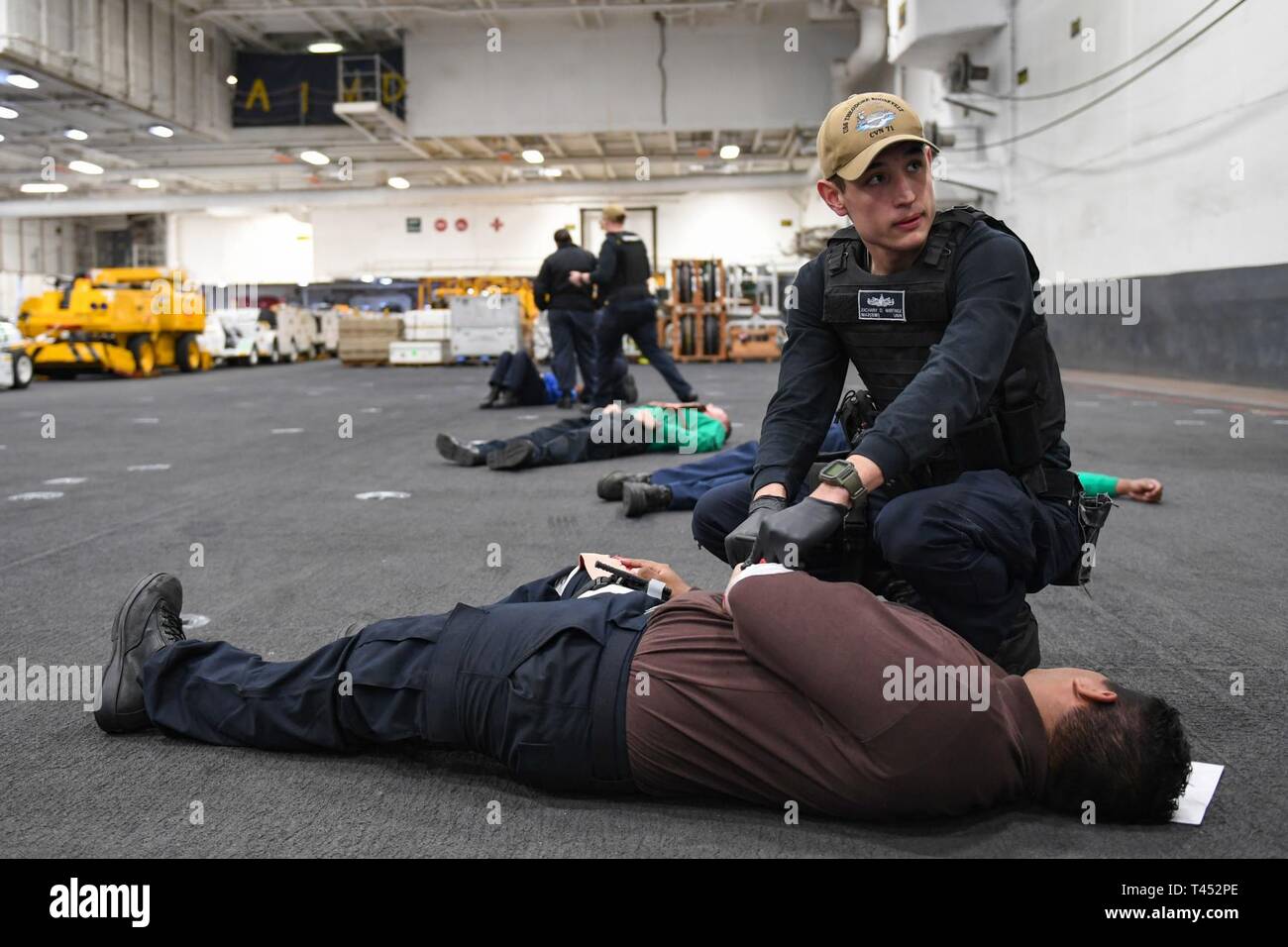 PACIFIC OCEAN (Feb. 27, 2019) Master-at-Arms 2nd Class Zachary D ...