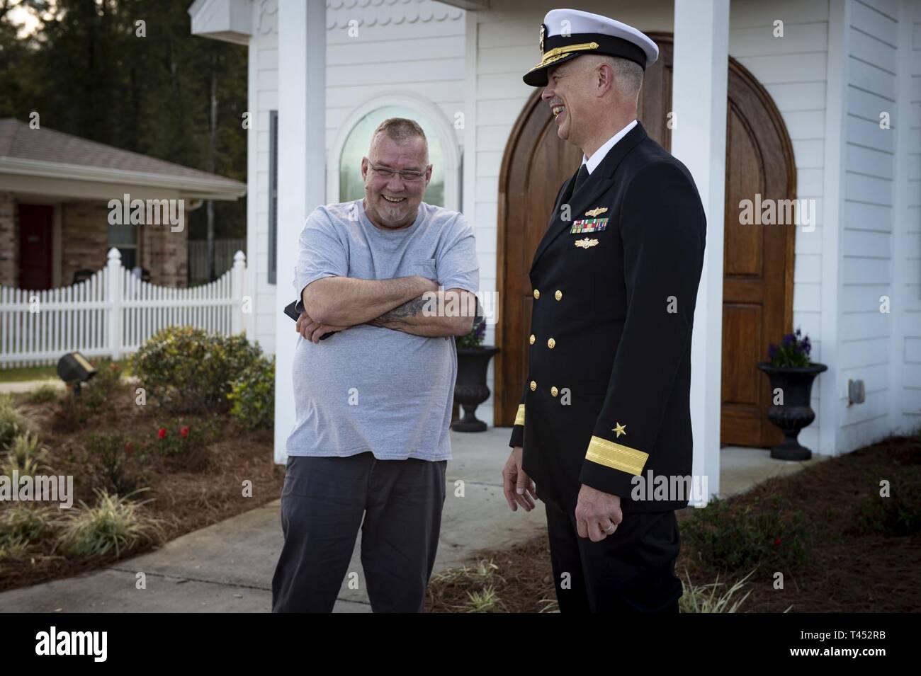 MOBILE, Ala. (Feb. 27, 2019) Rear Adm. Ronald R. Fritzemeier (right ...
