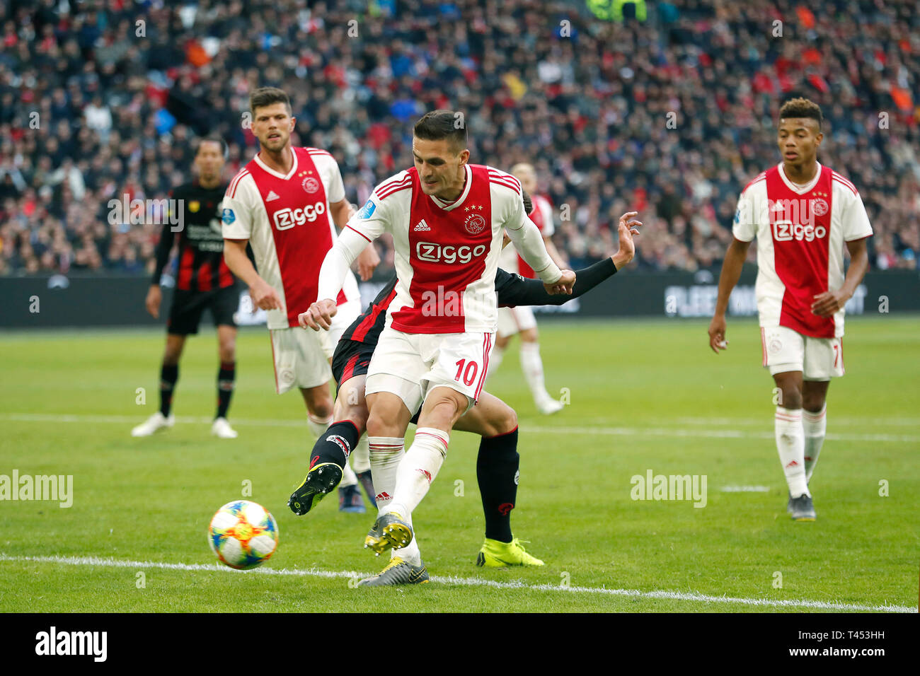 AMSTERDAM, Football,13-04-2019, season 2018 / 2019 , Stadium Johan ...
