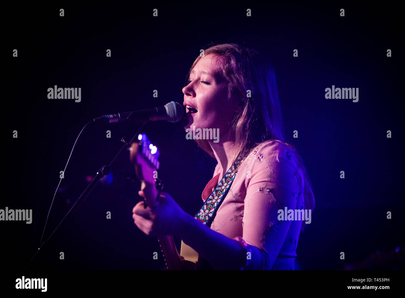 Denmark, Copenhagen - April 12, 2019. The Australian singer and ...