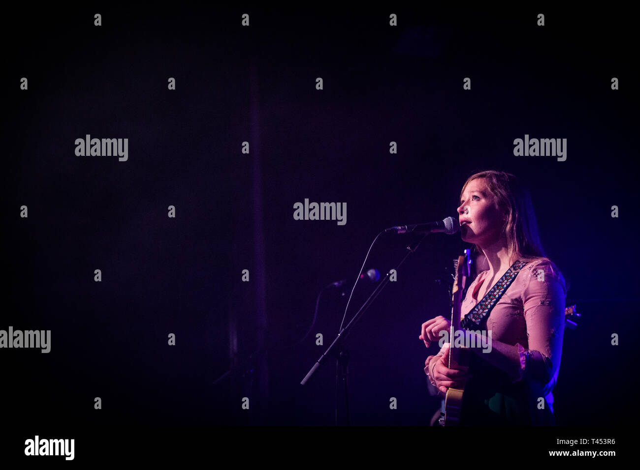 Denmark, Copenhagen - April 12, 2019. The Australian singer and ...