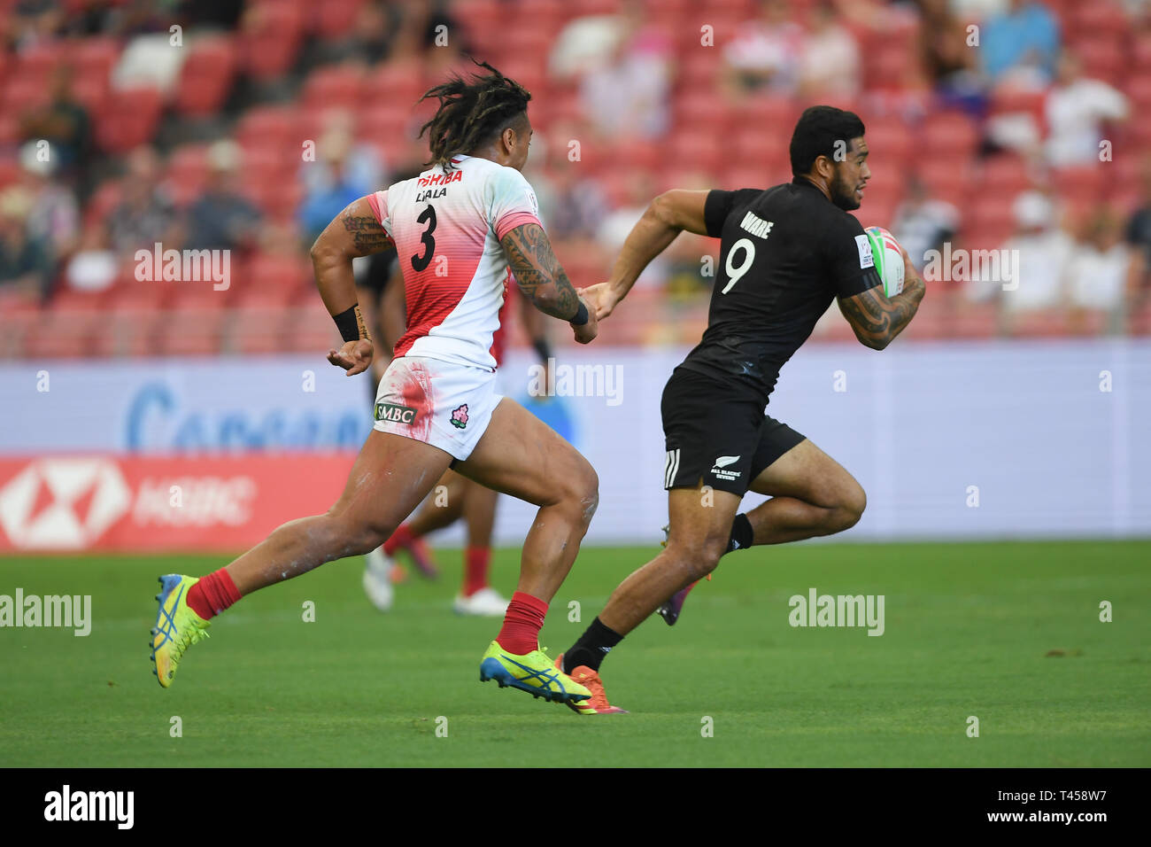 Regan Ware (NZL), APR 13, 2019 - in action during New Zealand vs Japan ...