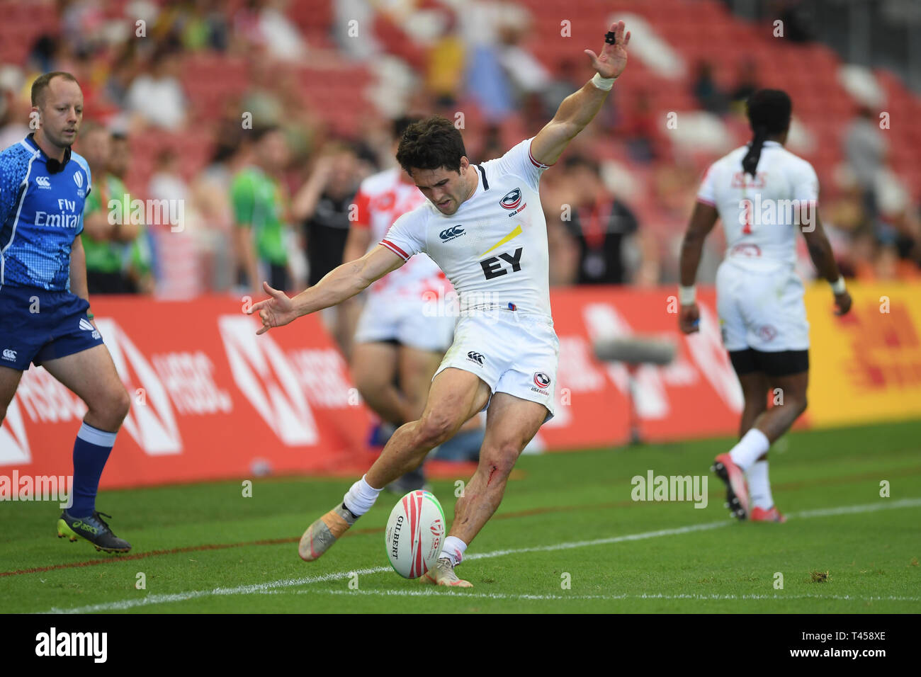 Madison Hughes (USA), APR 13, 2019 - in action during USA vs Wales HSBC ...