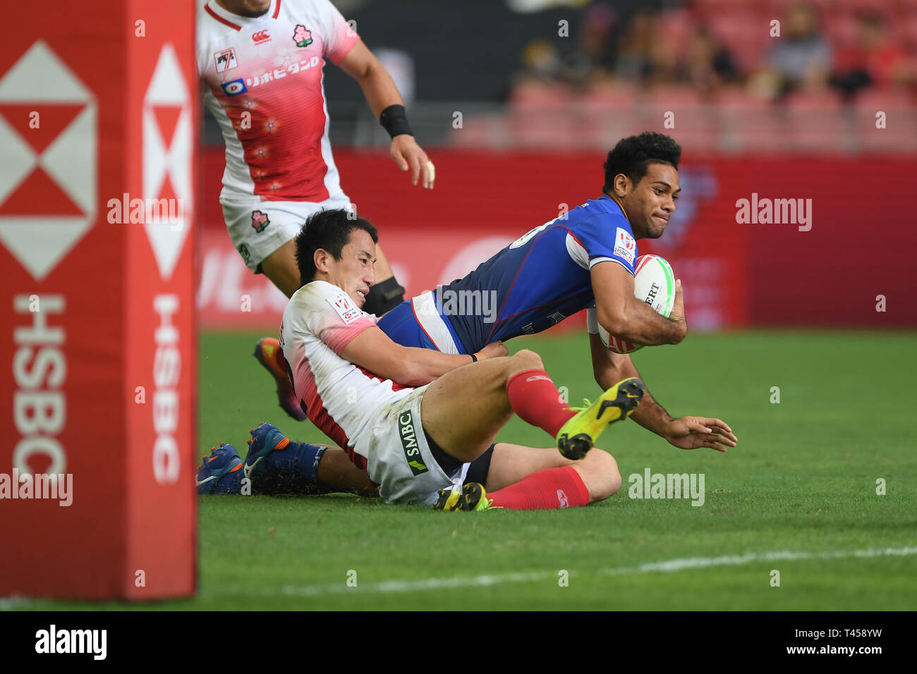 Lote Tuqiri (JPN), APR 13, 2019 - in action during Samoa vs Japan HSBC ...