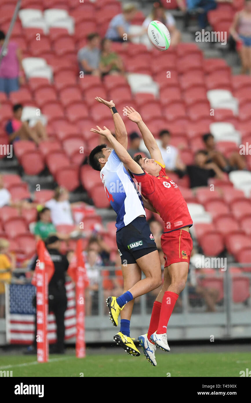 Kazushi Hano (JPN), APR 13, 2019 - in action during Japan vs Spain HSBC ...