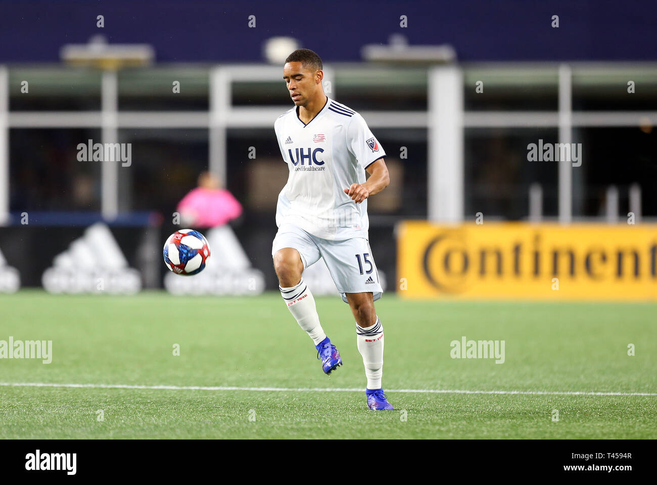 Gillette Stadium. 13th Apr, 2019. MA, USA; New England Revolution ...