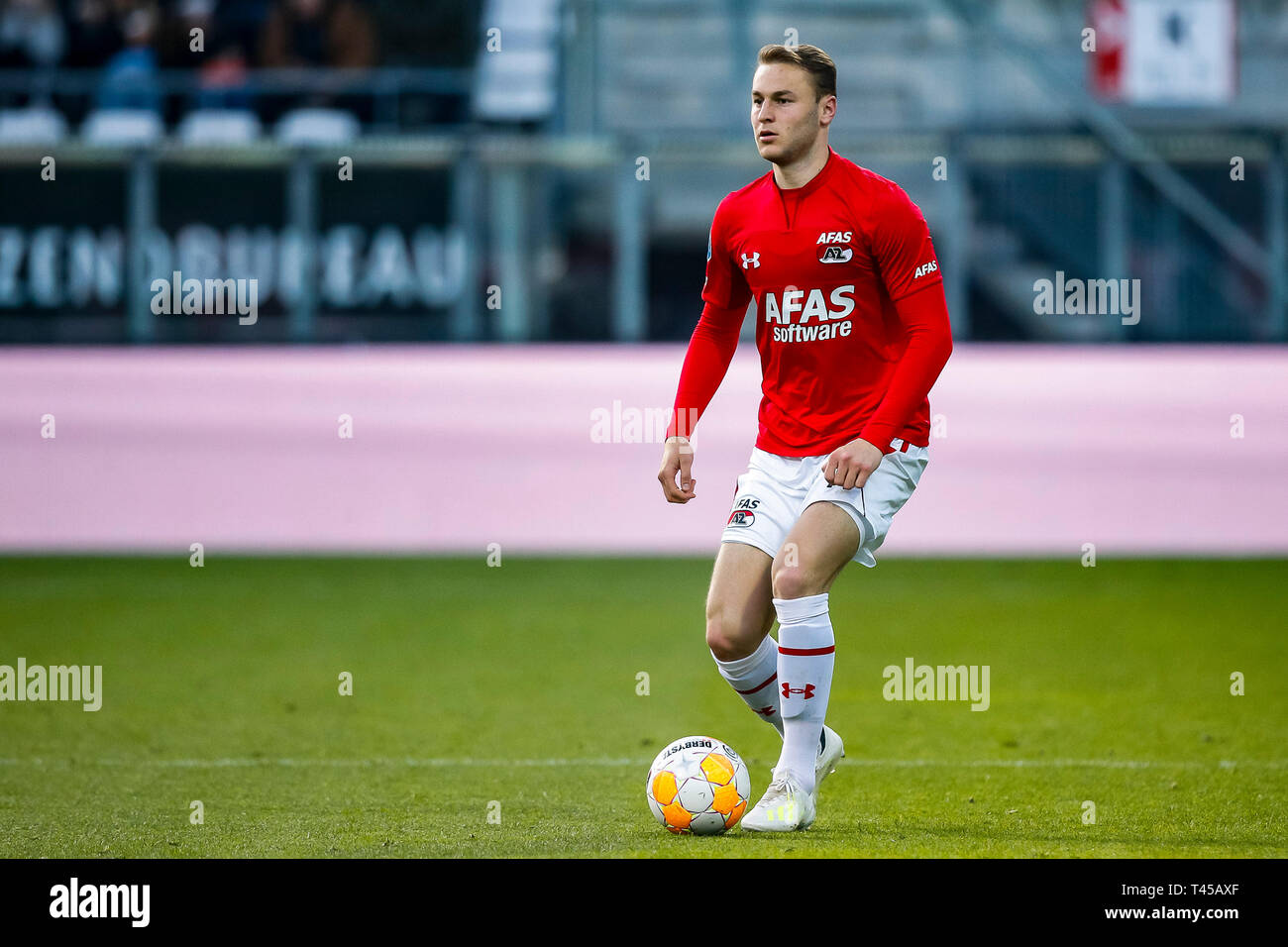 ALKMAAR, AZ - ADO Den Haag, 13-04-2019 football, Dutch Eredivisie ...