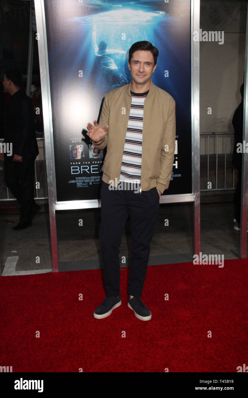 Topher Grace 04/11/2019 The Premiere of "Breakthrough" held at the ...